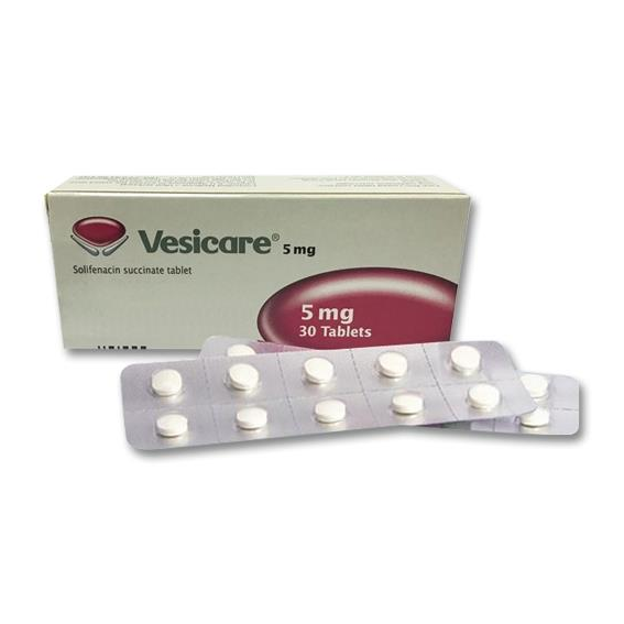 VESICARE Solifenacin Succinate 5mg Film-Coated Tablet 1's price in the ...